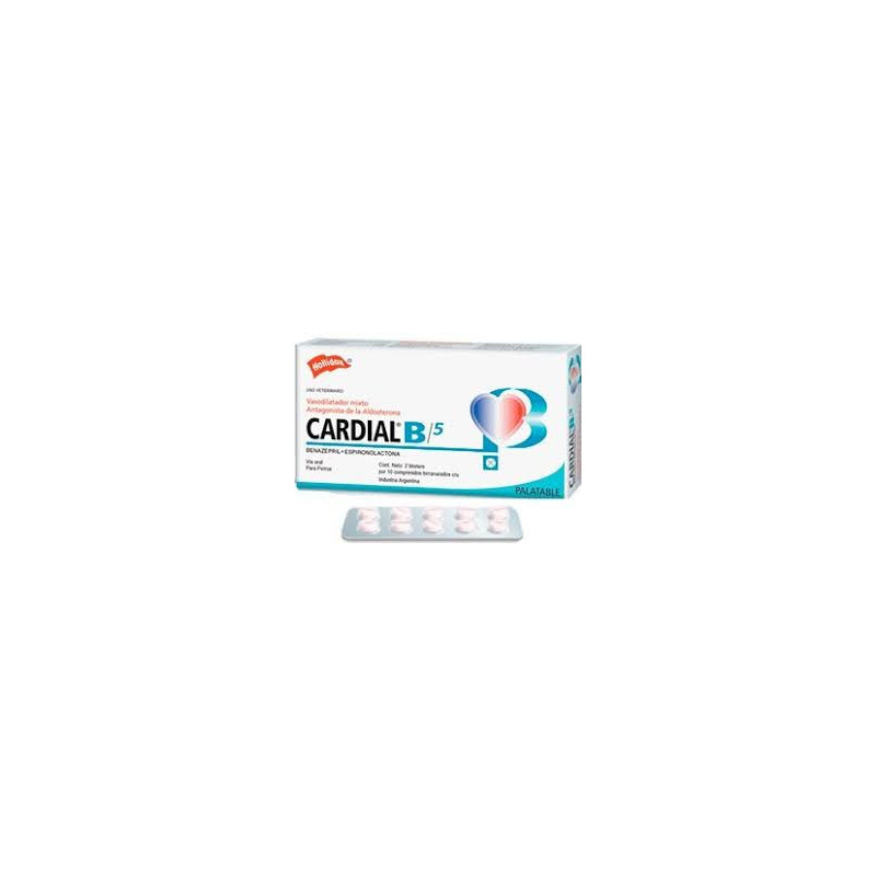 CARDIAL B 5MG BLISTER x 10 tabletas