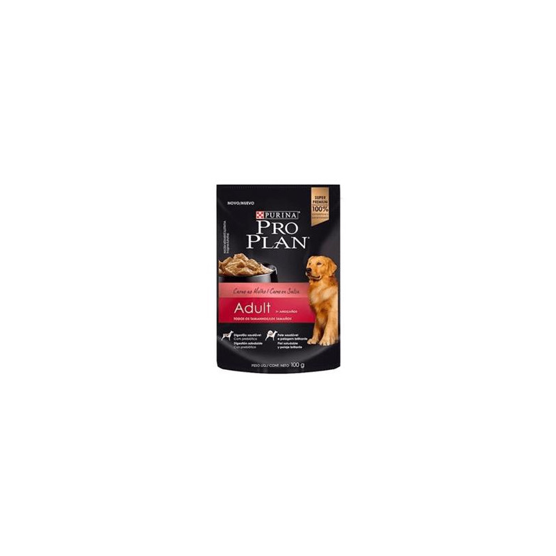 PROPLAN POUCH ADULTO CARNE X 100 gr